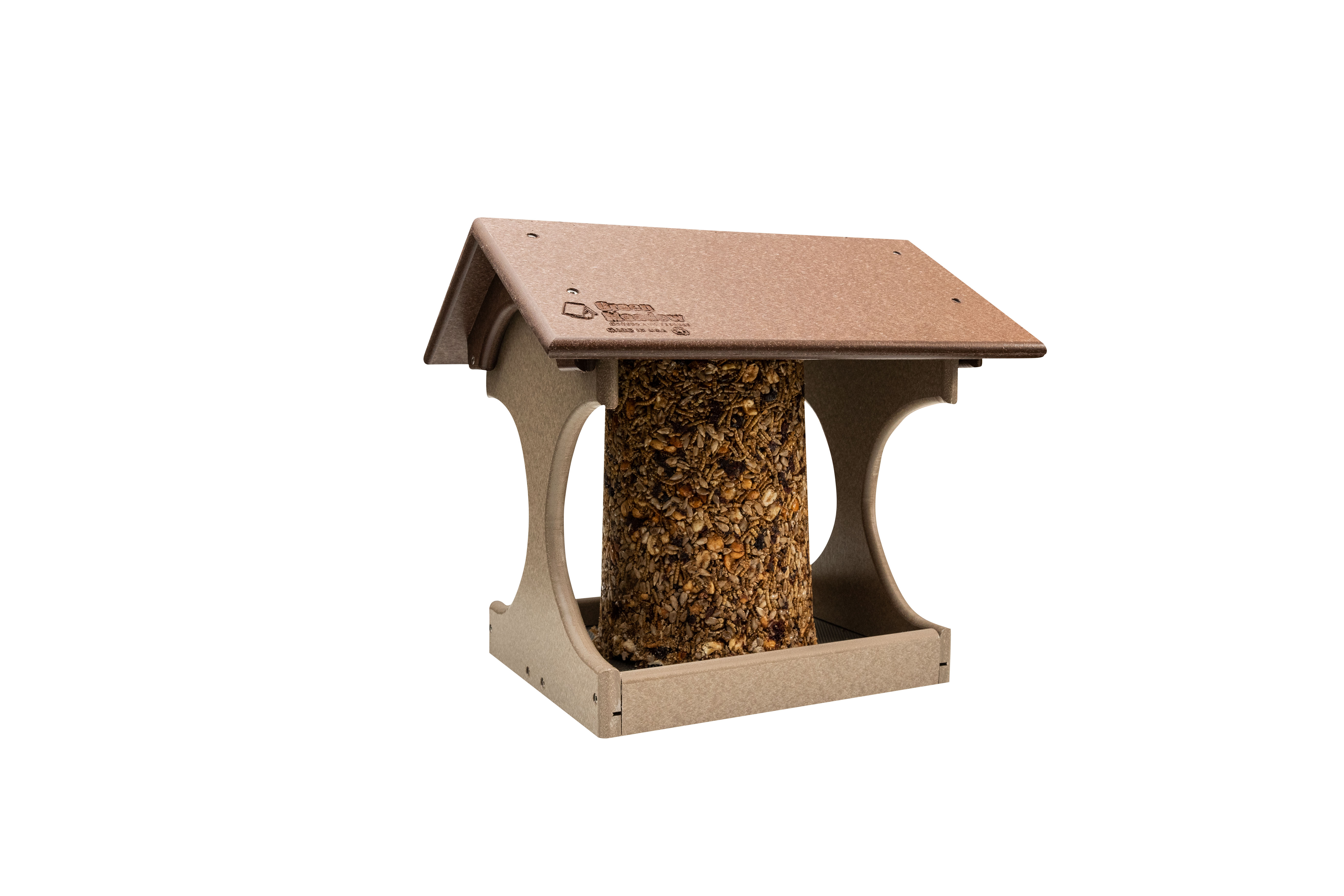 Suet Log Feeder | Green Meadow Birdhouses & Feeders